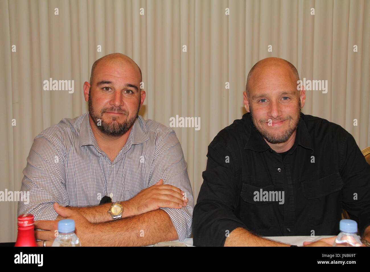 Kevin Goetz, Michael Goetz 08/15/2013 "Scenic Route" Press Junket held ...