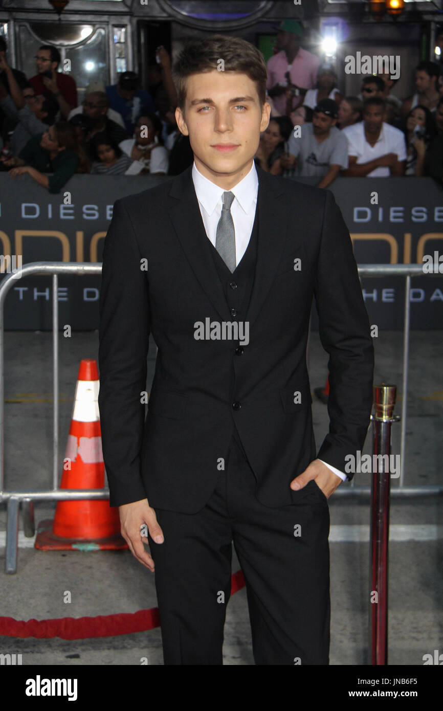 Nolan Gerard Funk 08/28/2013 "Riddick" World Premiere held at Regency ...
