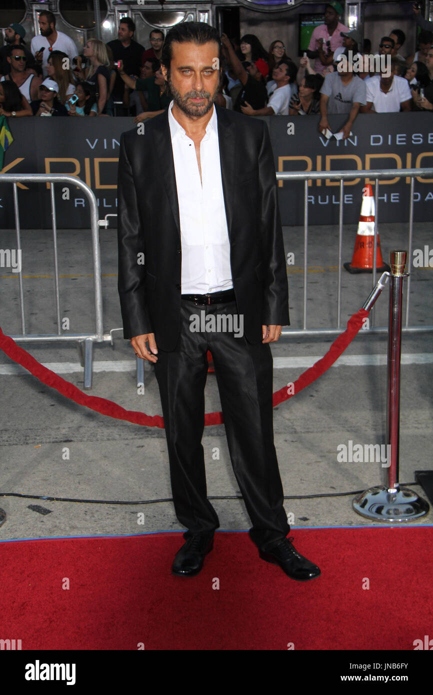 Jordi Mollà 08/28/2013 "Riddick" World Premiere held at Regency Village ...