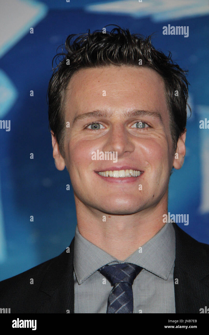 Jonathan Groff 11/19/2013 "Frozen" Premiere held at El Capitan Theatre ...