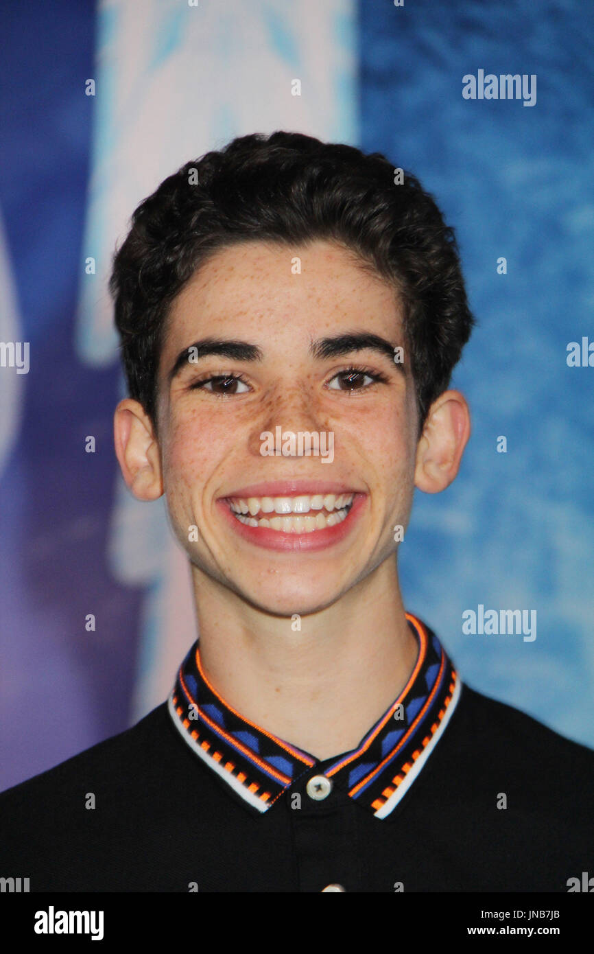 Cameron Boyce 11/19/2013 "Frozen" Premiere held at El Capitan Theatre ...