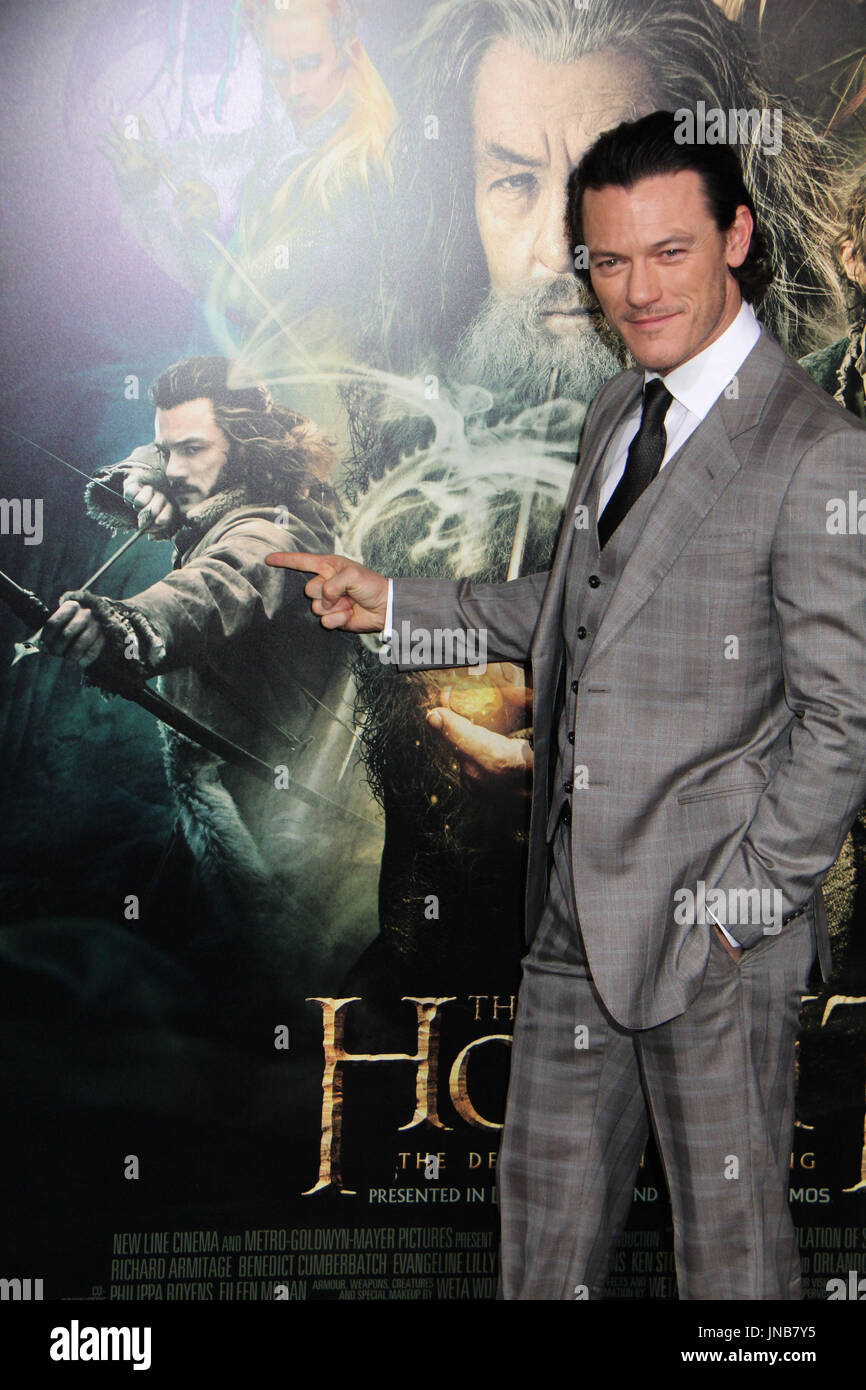 Luke Evans 12/02/2013 Los Angeles Premiere of "The Hobbit: The ...