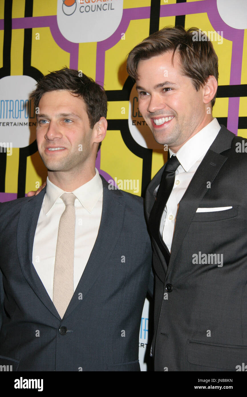 Justin Bartha, Andrew Rannell 02/09/2013 Family Equality Council "Los ...