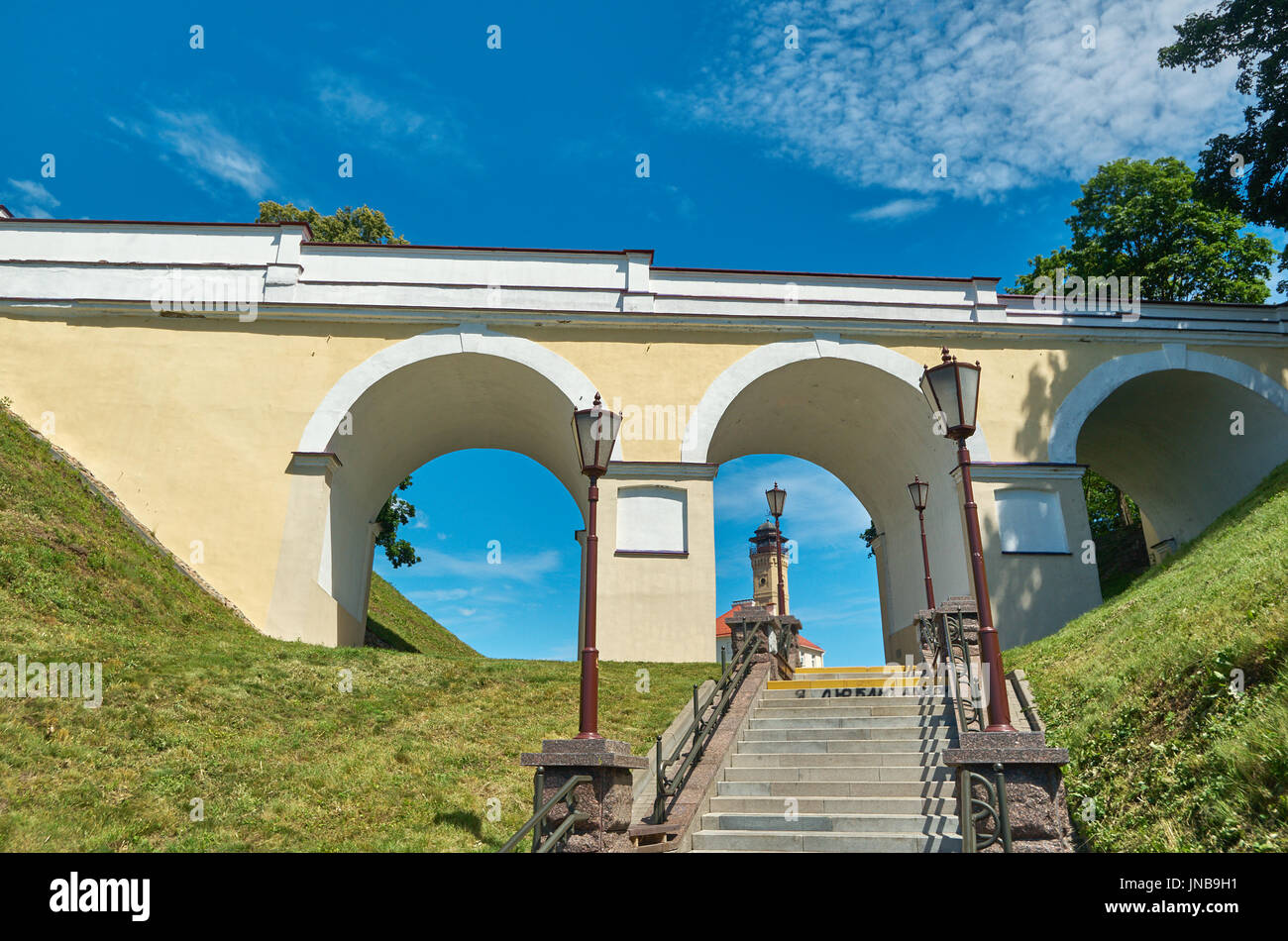 ancient castle, located in Grodno, Belarus Stock Photo - Alamy
