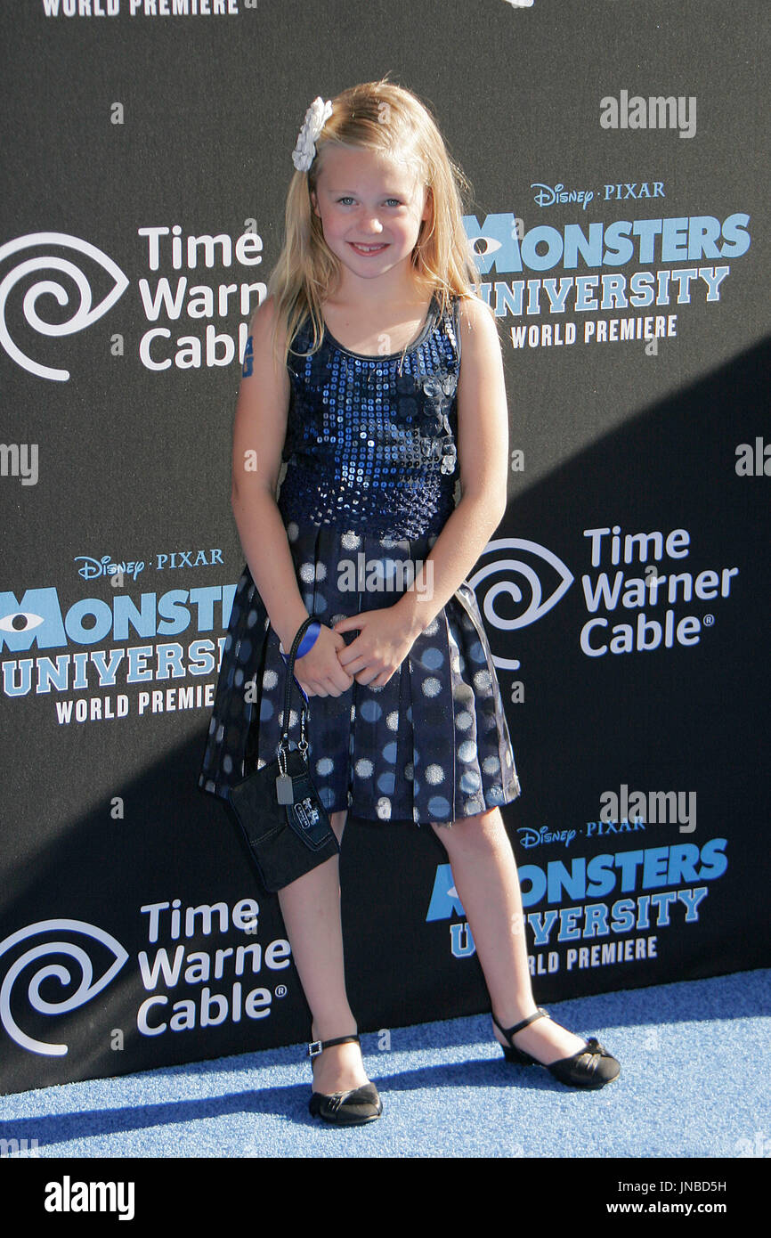 Isabella Cramp 06/17/2013 "Monsters University" Premiere held at the El ...