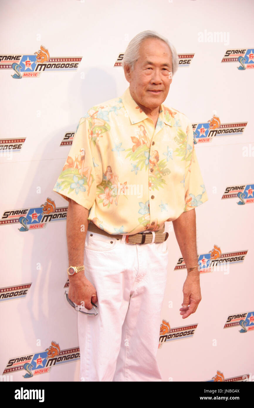 Roland Leong 08/26/13 "Snake & Mongoose" Los Angeles Premiere held at ...