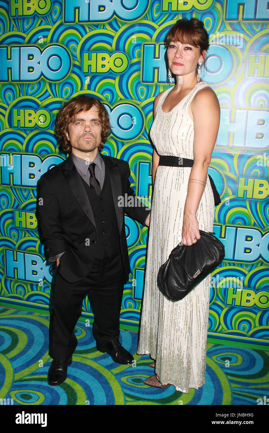 Peter Dinklage, Erica Schmidt 09/22/2013 The 65th Annual Primetime Emmy ...