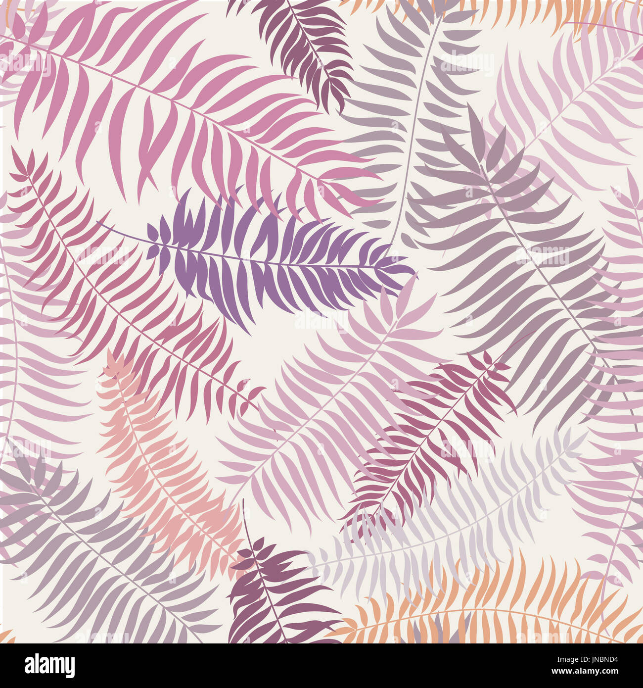 Abstract floral seamless pattern with leaves Swirl floral doodle ...