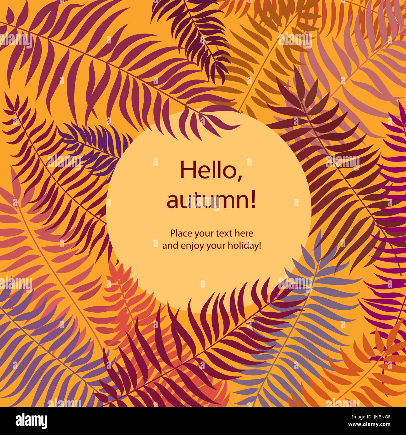 Autumn background with leaves. Back to school leaf border wirh copy ...