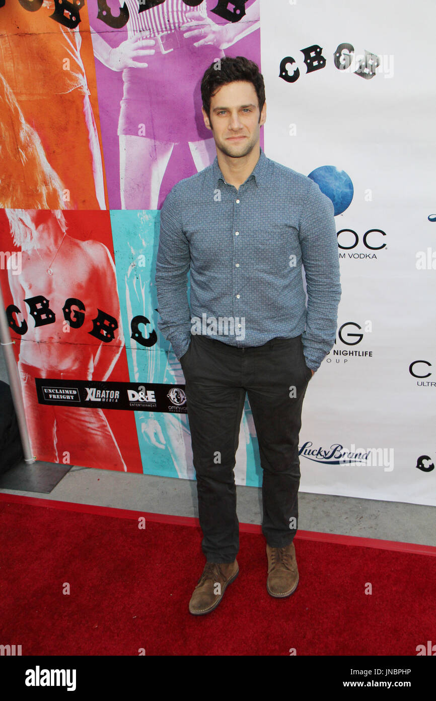 Justin Bartha 10/01/013 "CBGB" West Coast Special Screening held at ...