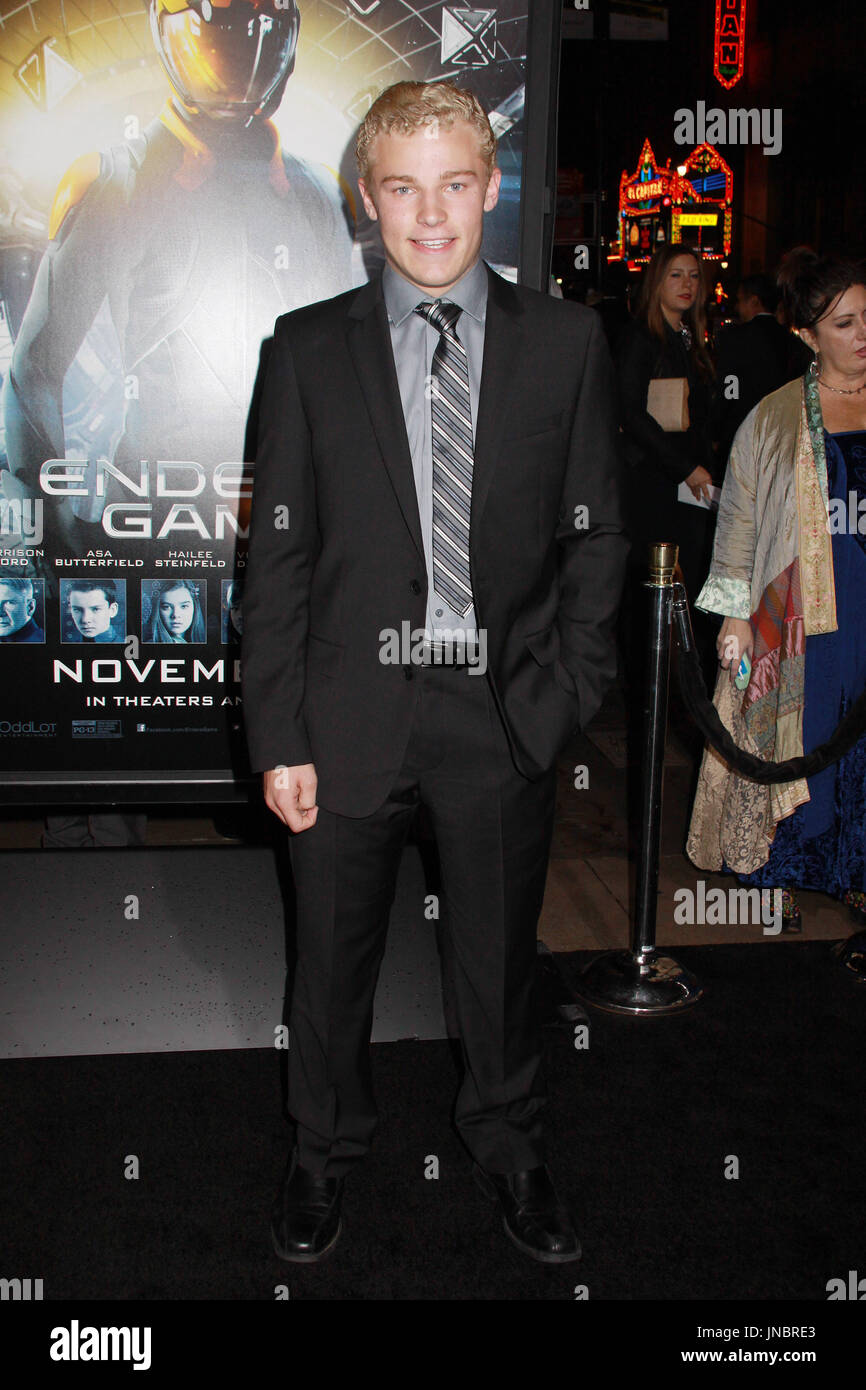Jimmy 'Jax' Pinchak 10/28/2013 "Ender's Game" Premiere held at the TCL ...