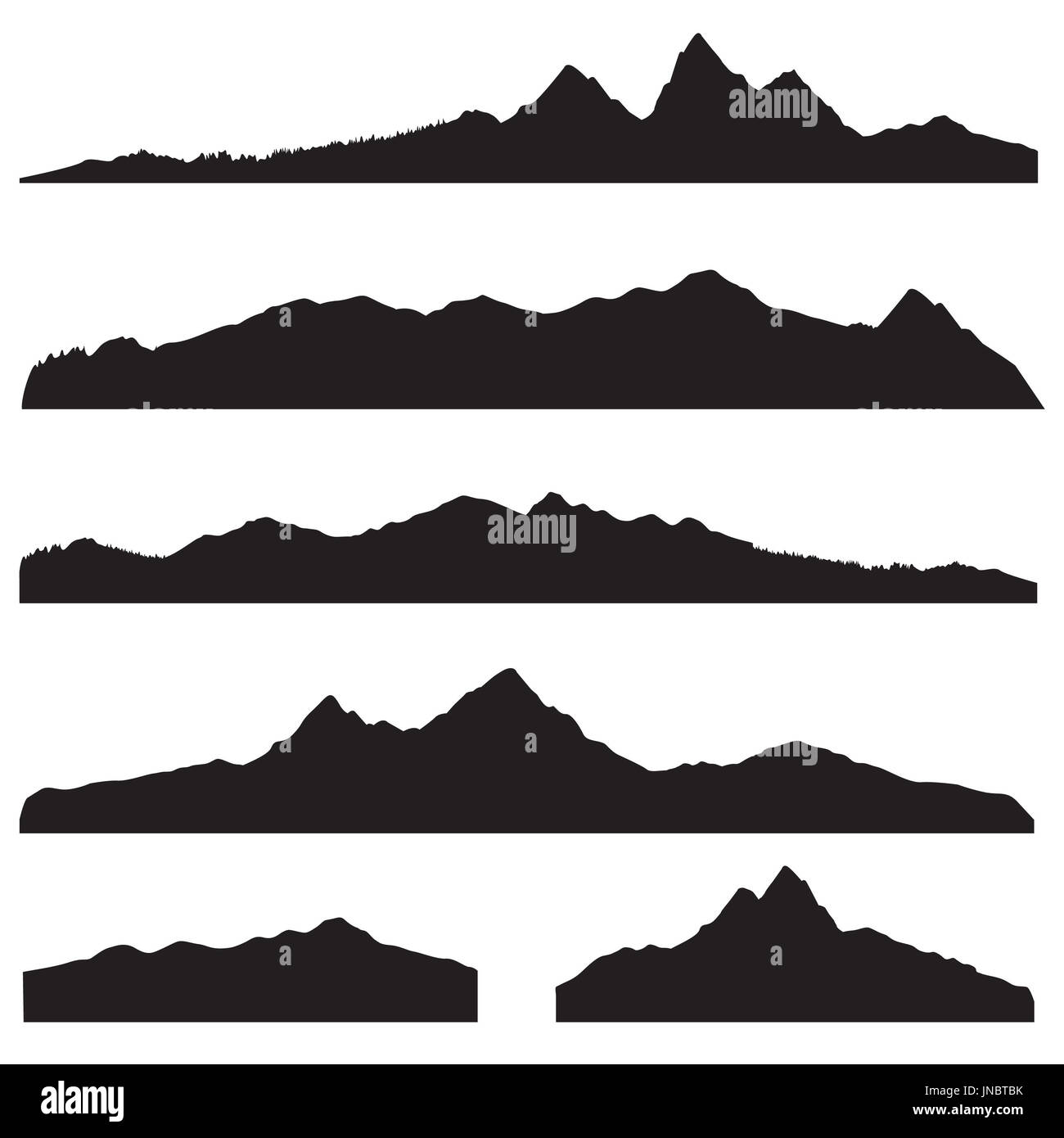 Mountain Icon Landscape Silhouette High Resolution Stock Photography ...