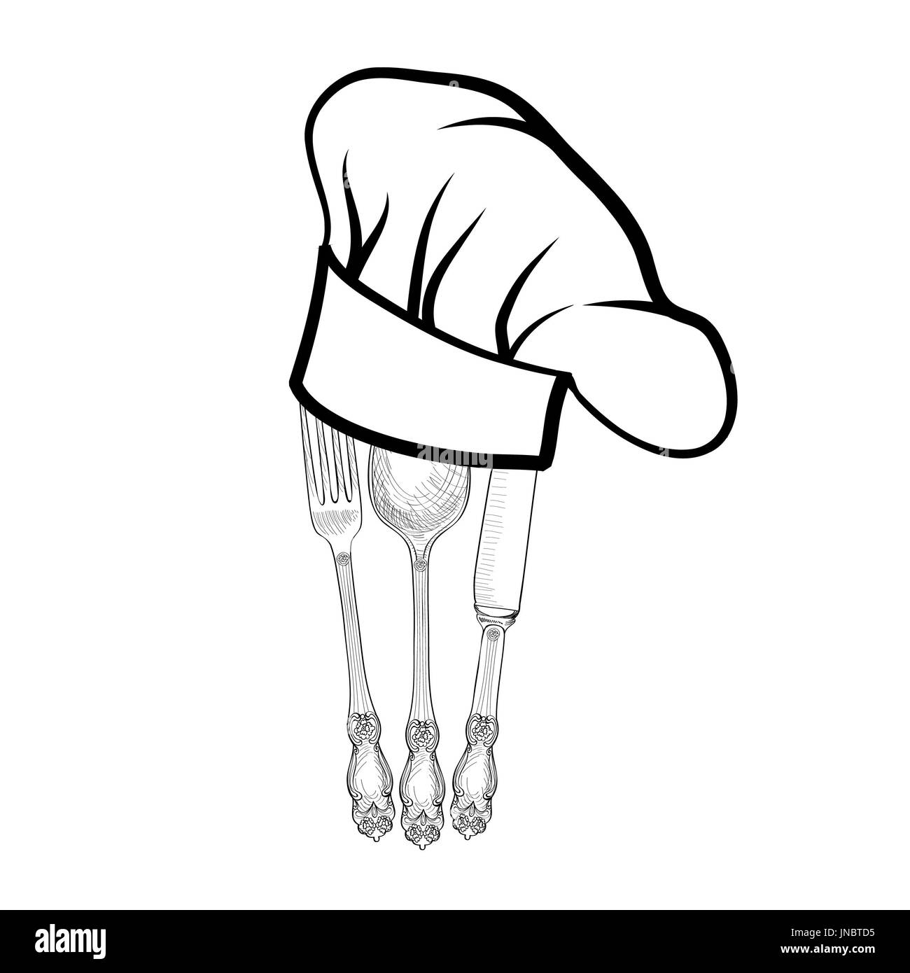 Chef vector hi-res stock photography and images - Alamy