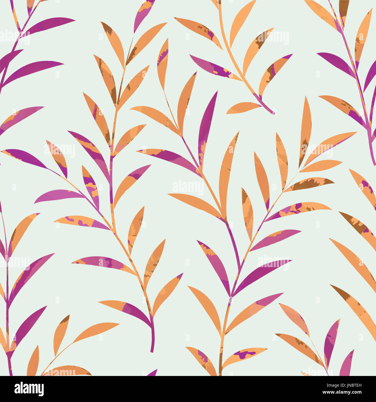 Floral seamless pattern. Leaves background. Nature ornamental texture ...