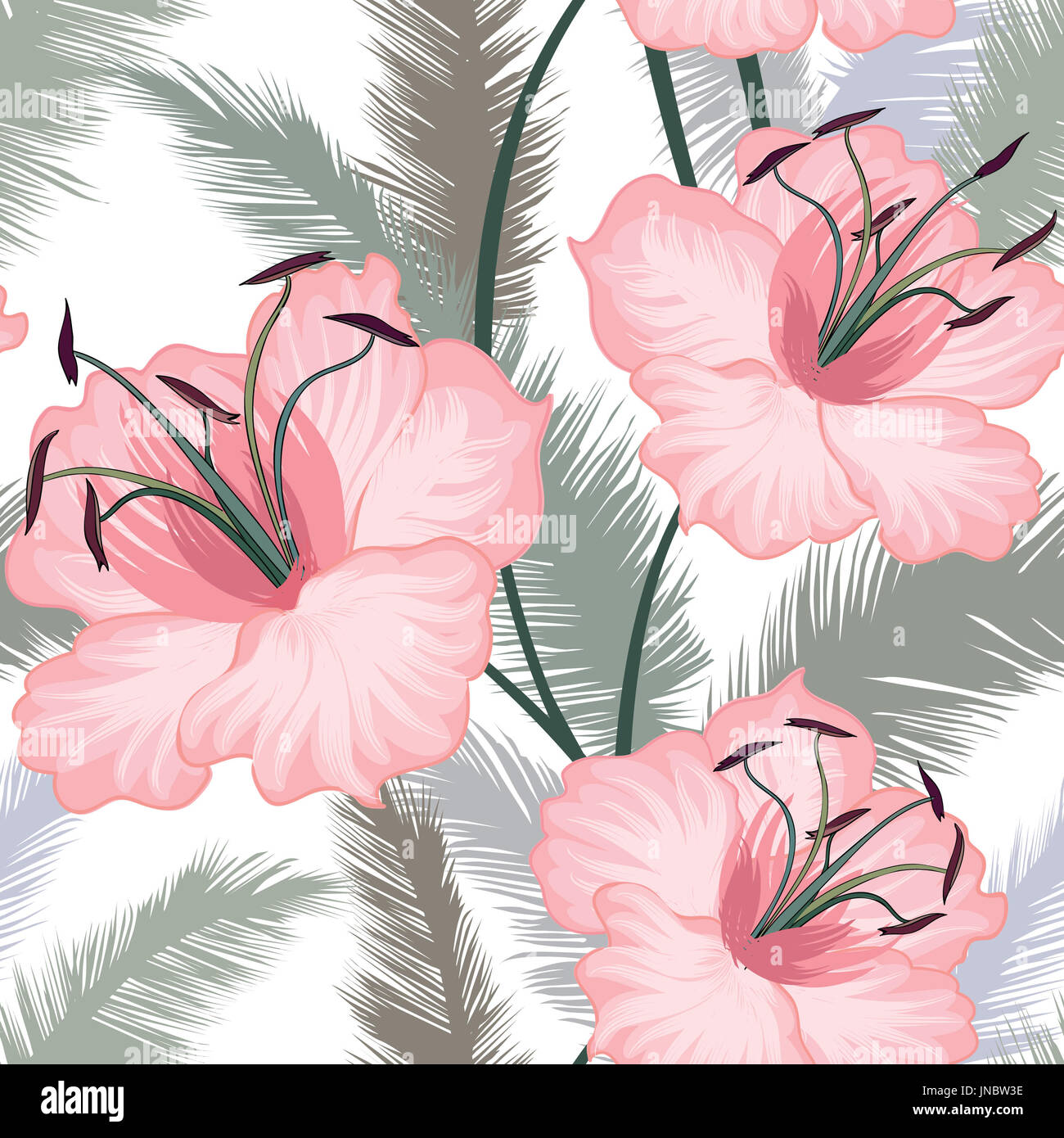 Floral seamless pattern. Flower background. Floral seamless texture ...