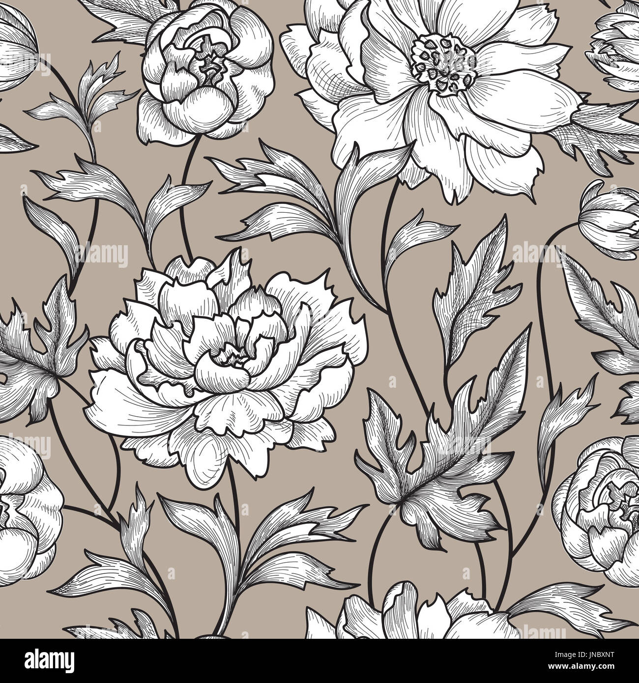 Floral seamless pattern. Flower background. Floral seamless texture ...
