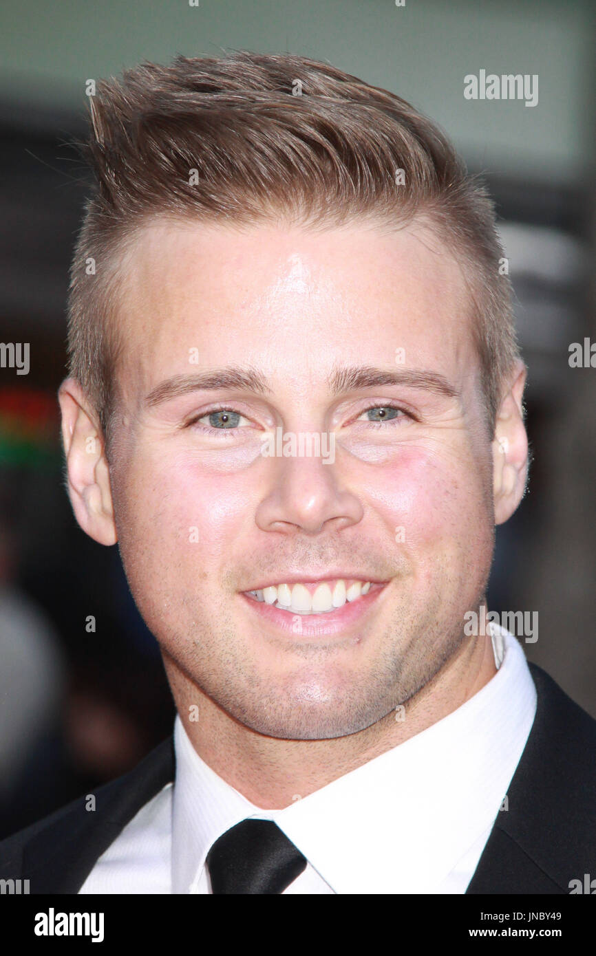 Aaron Hill 04/07/2014 "Draft Day" Premiere held at the Regency Village ...