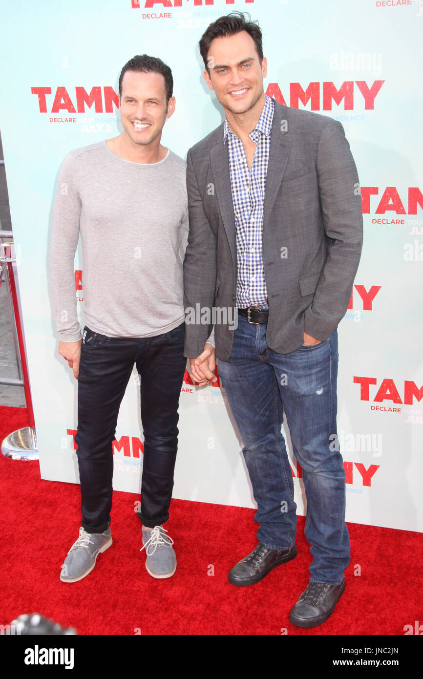 Jason Landau, Cheyenne Jackson 06/30/2014 Premiere of "Tammy" held at ...