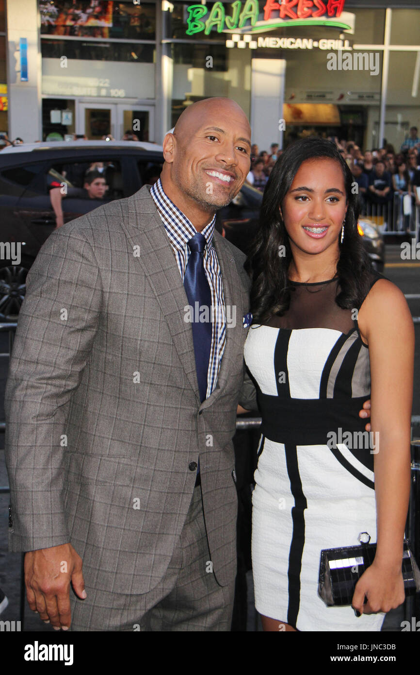 Dwayne Johnson, Simone Alexandra Johnson 07/23/2014 "Hercules" Premiere held at the TCL Chinese ...