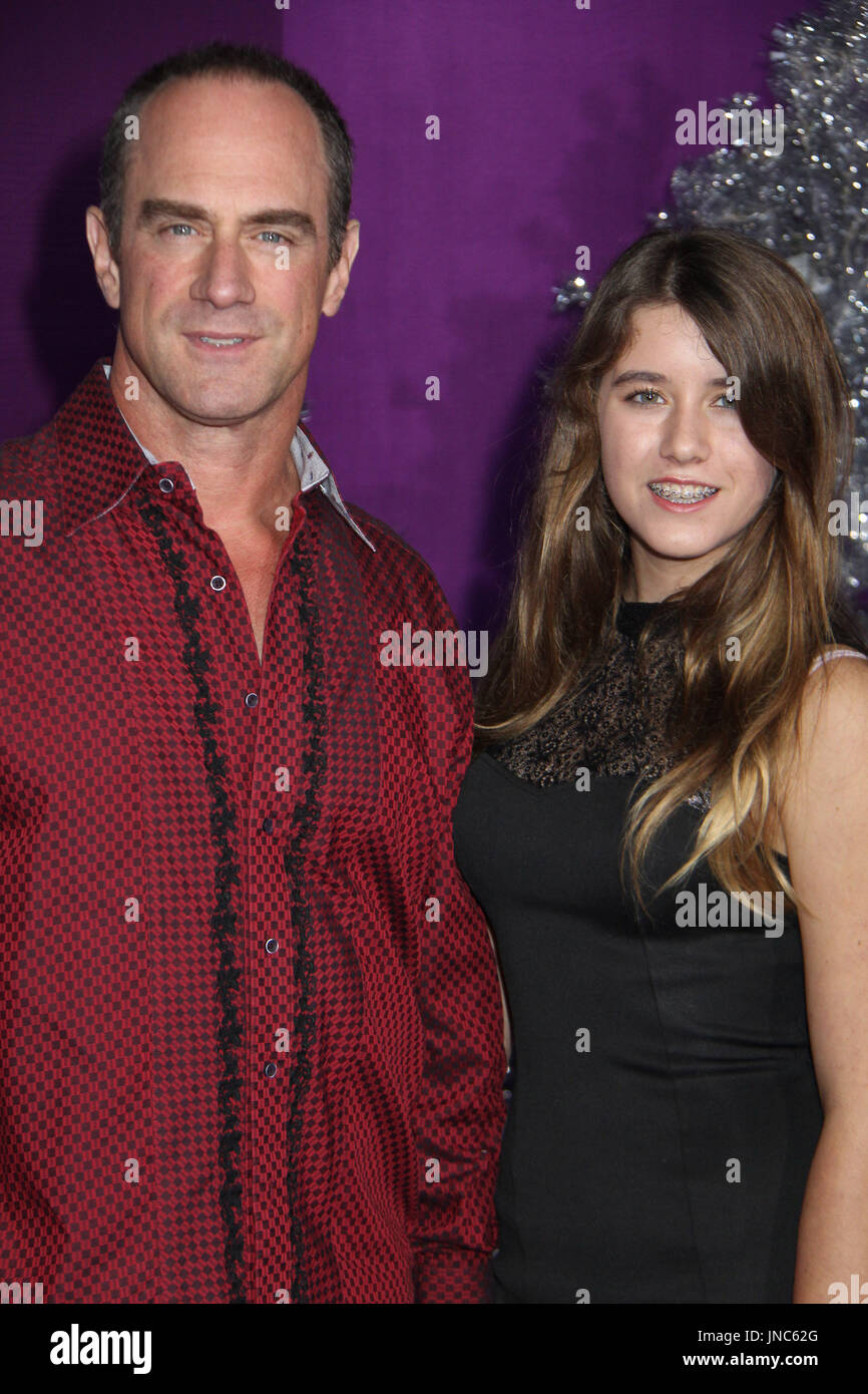 Christopher Meloni, Sophia Eva Pietra Meloni 12/18/2013 "Justin Bieber ...