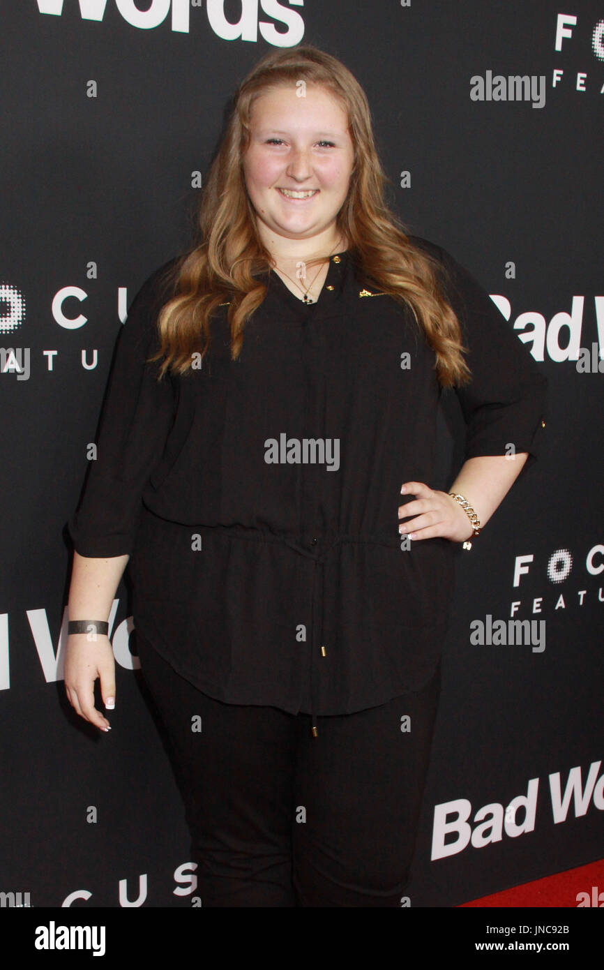 Emily Sarah Carlson 03/05/2014 "Bad Words" Premiere held at the ...