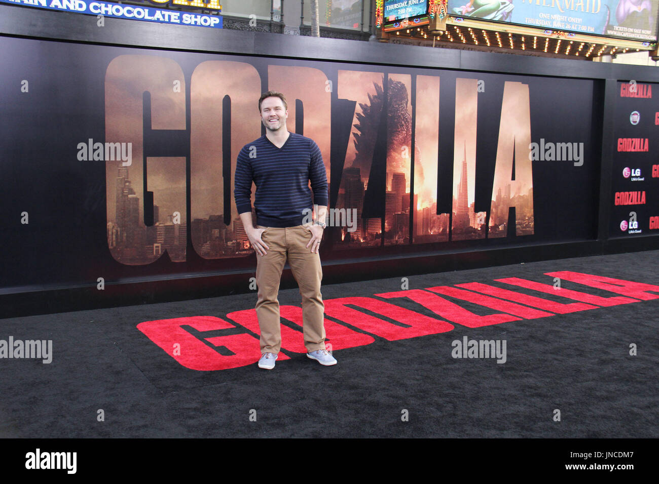 Scott Porter 05/08/2014 Los Angeles premiere of "Godzilla" held at ...