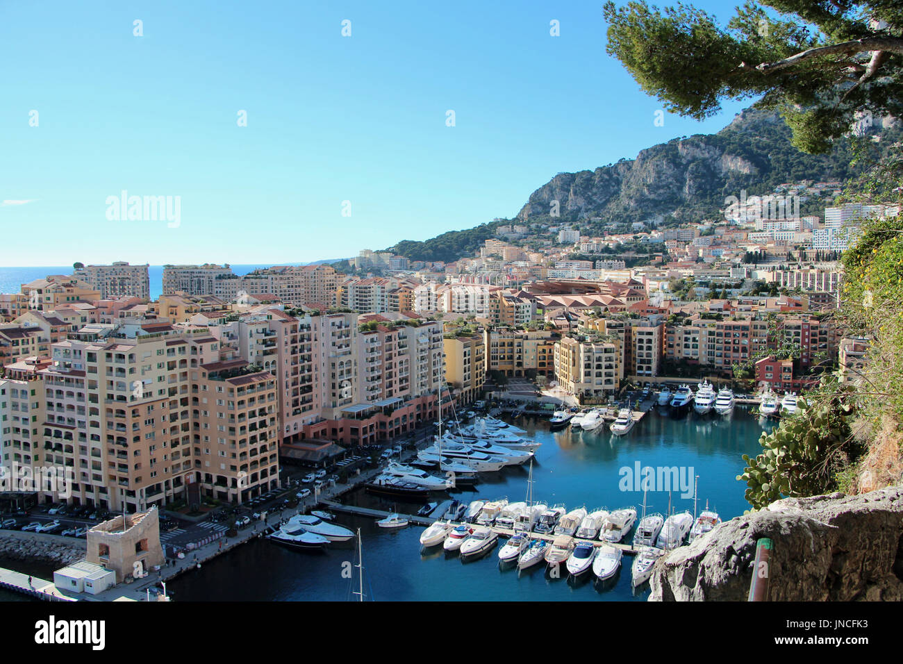 Harbor in Monaco Stock Photo - Alamy