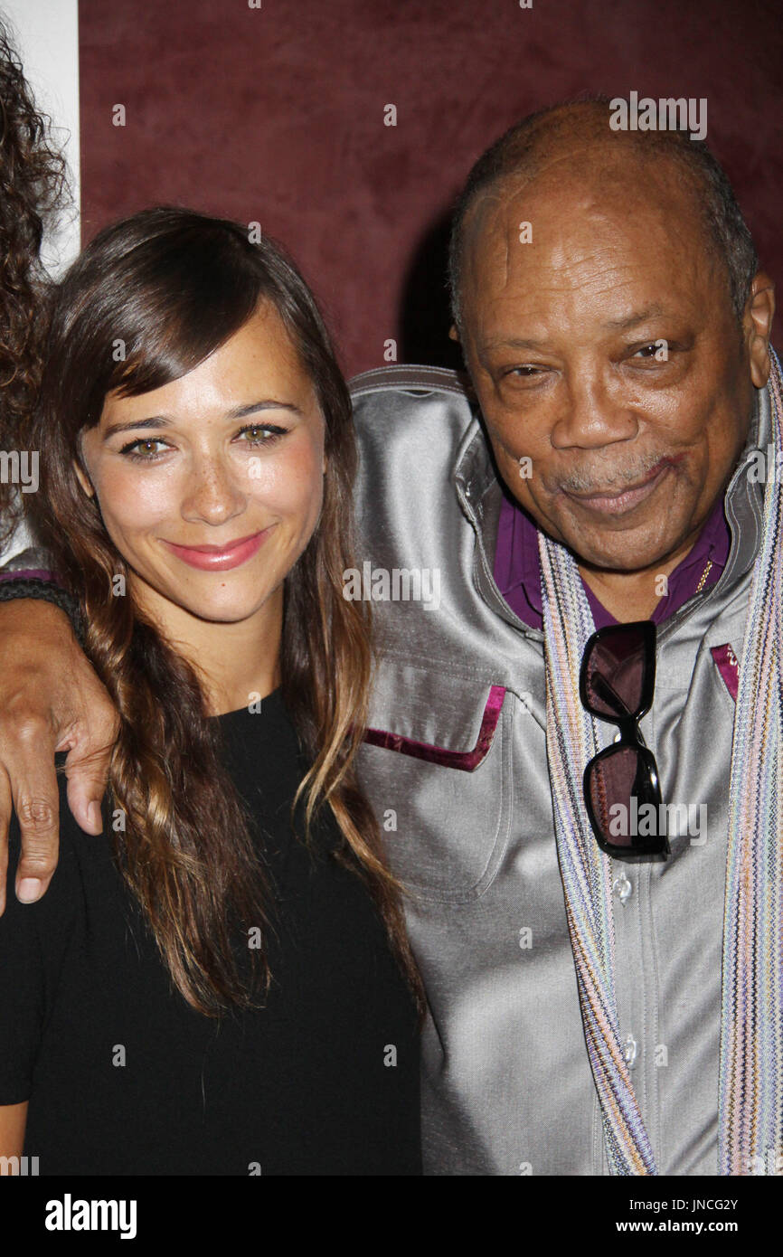 Rashida Jones, Quincy Jones 09/17/2014 Los Angeles Premiere of "Keep On ...