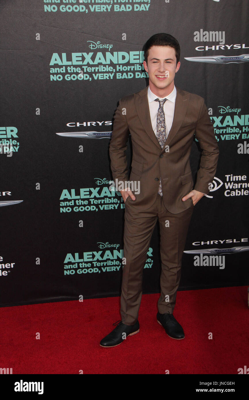Dylan Minnette 10/06/2014 World Premiere of "Alexander and The Terrible, Horrible, No Good, Very ...