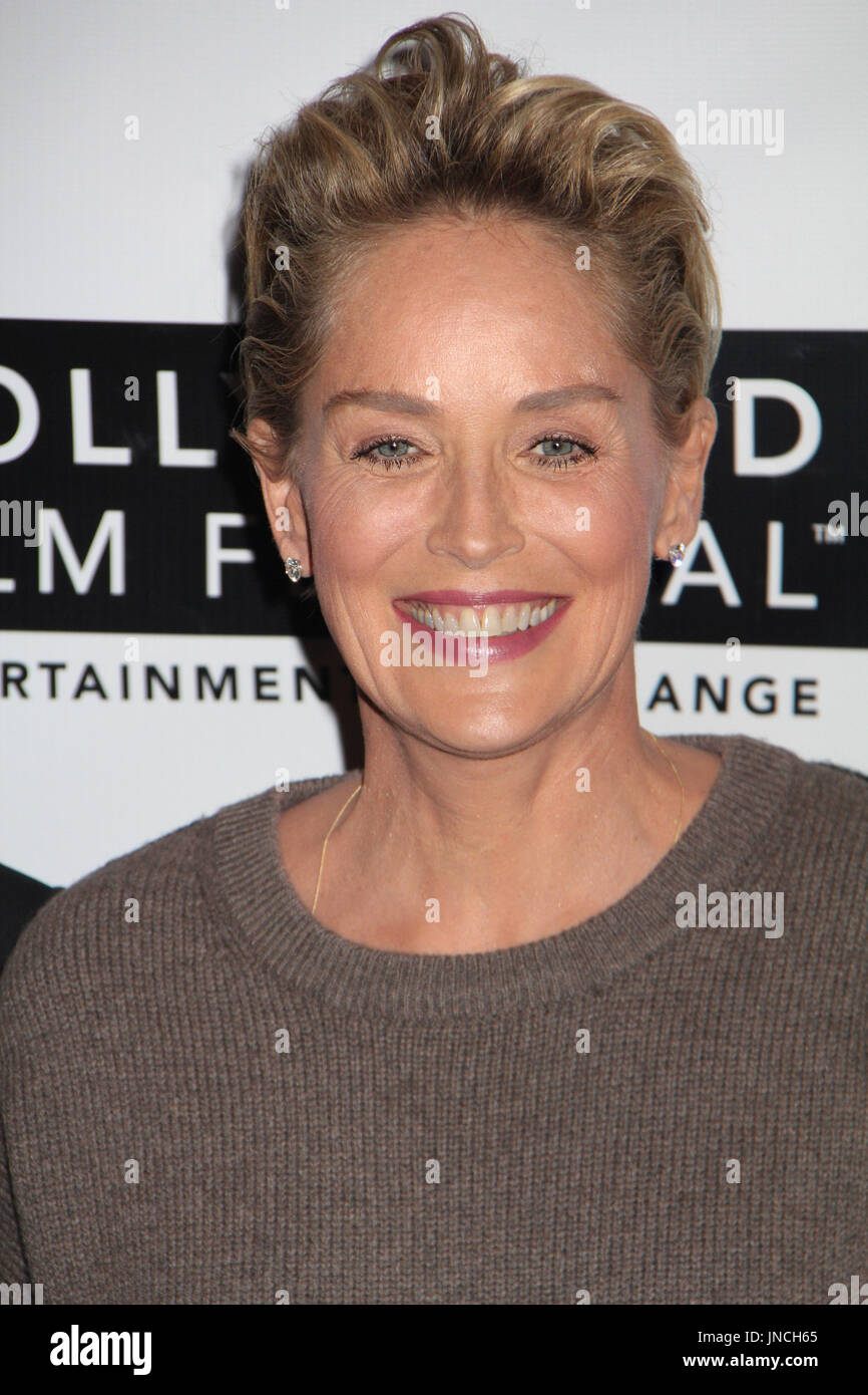 Sharon Stone 10/16/2014 Hollywood Film Festival Opening Night Red ...