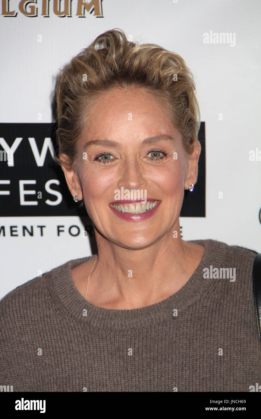 Sharon Stone 10/16/2014 Hollywood Film Festival Opening Night Red ...