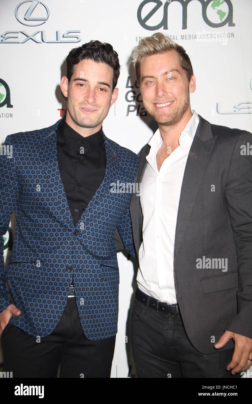 Michael Turchin, Lance Bass 10/18/2014 2014 Environmental Media Awards ...
