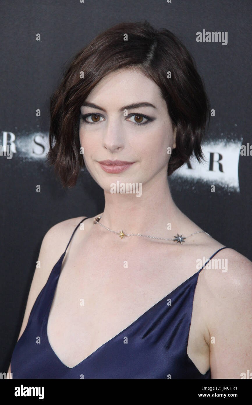 Anne Hathaway 10/26/2014 "Interstellar" Premiere held at the TCL ...