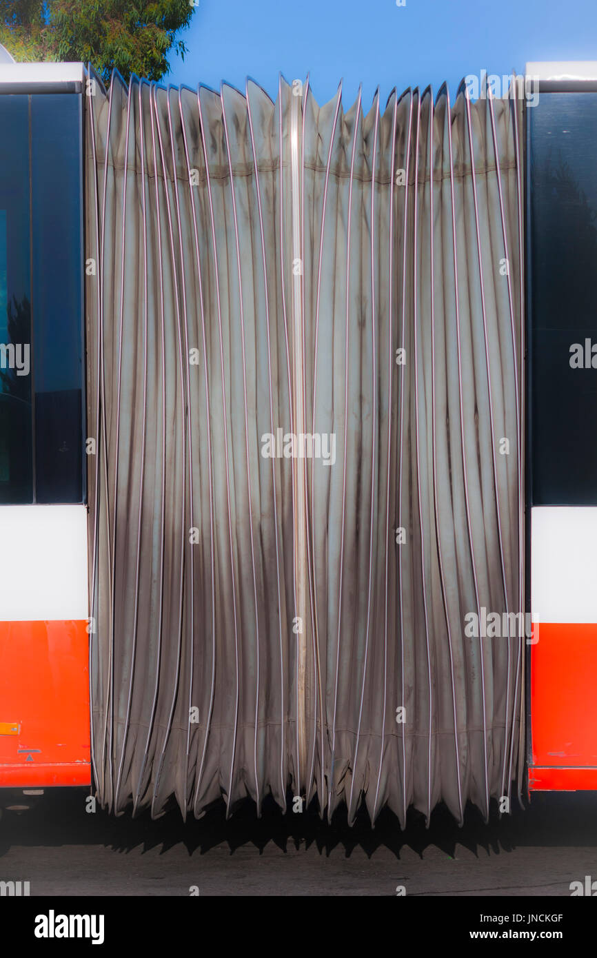 Public transportation; bus with flexible trailer Stock Photo - Alamy