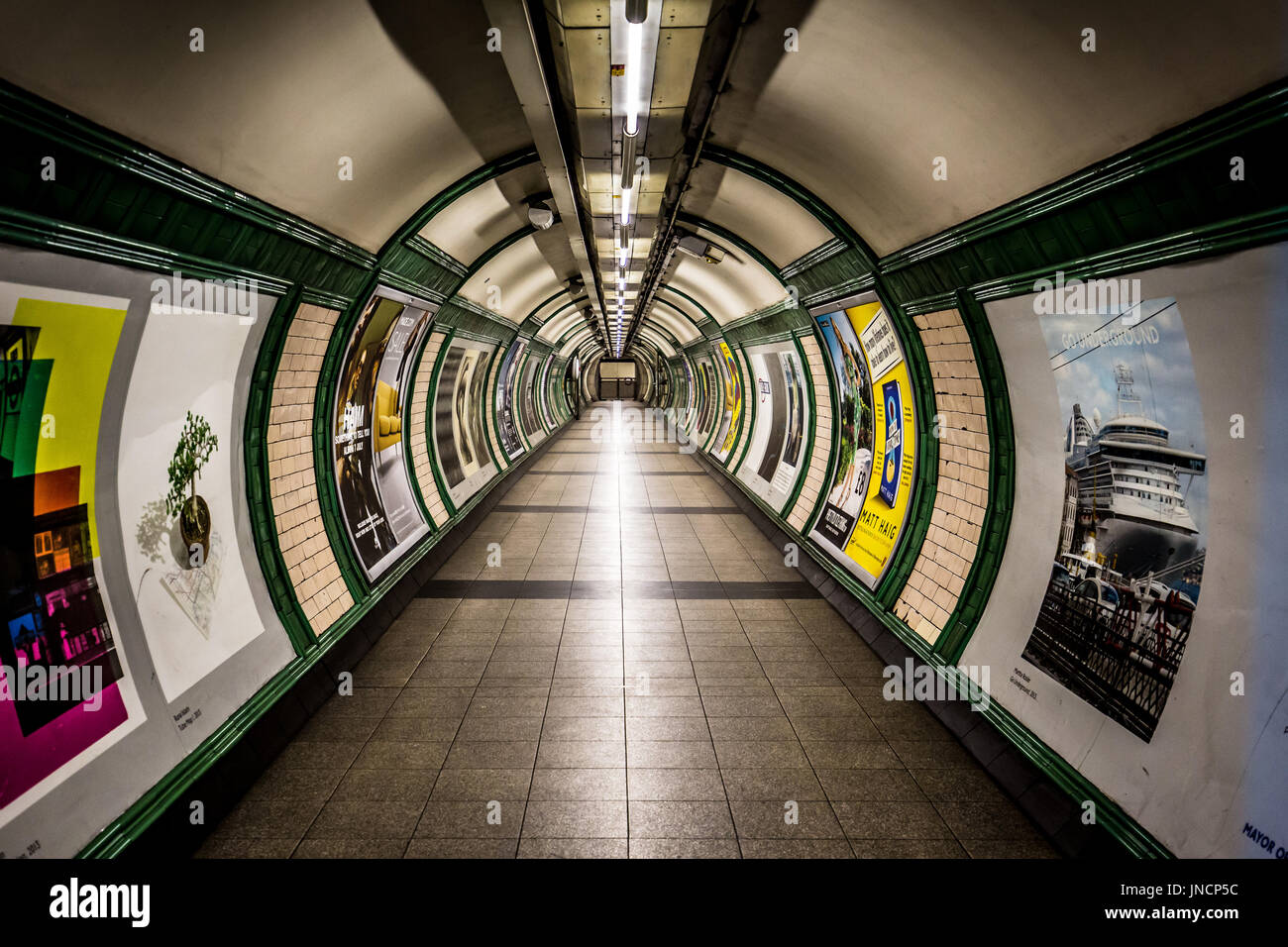 Embankment Underground Station Stock Photo - Alamy