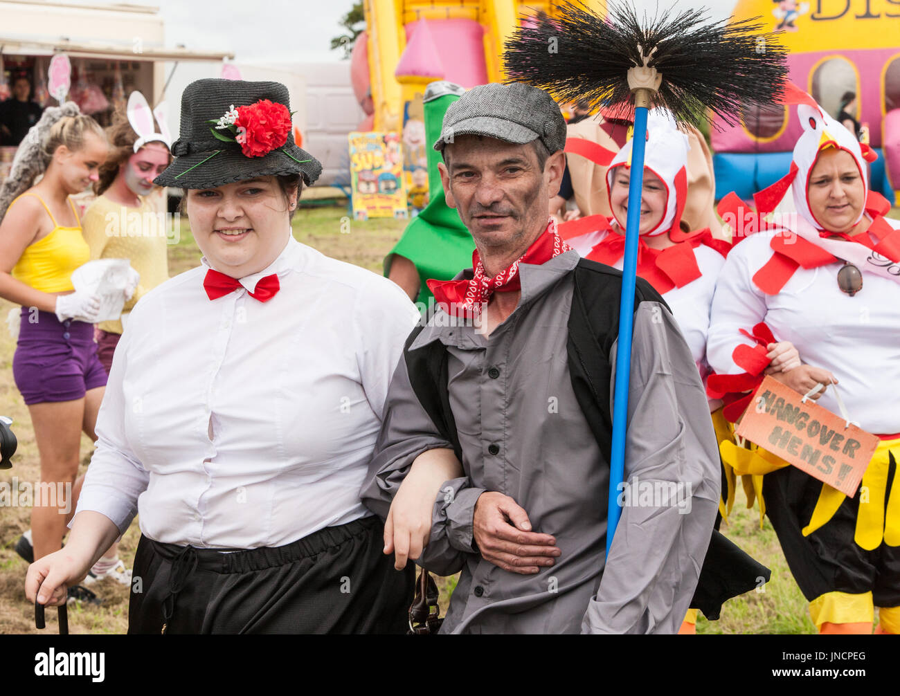 Fancy dress,parade,brass band,performances at,during,10th, anniversary ...