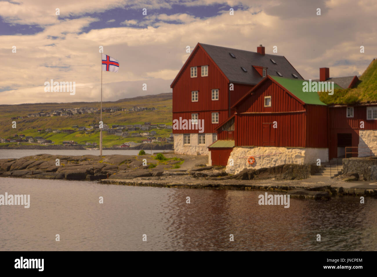 Tinganes, Torshavn, Faroer Islands Stock Photo - Alamy