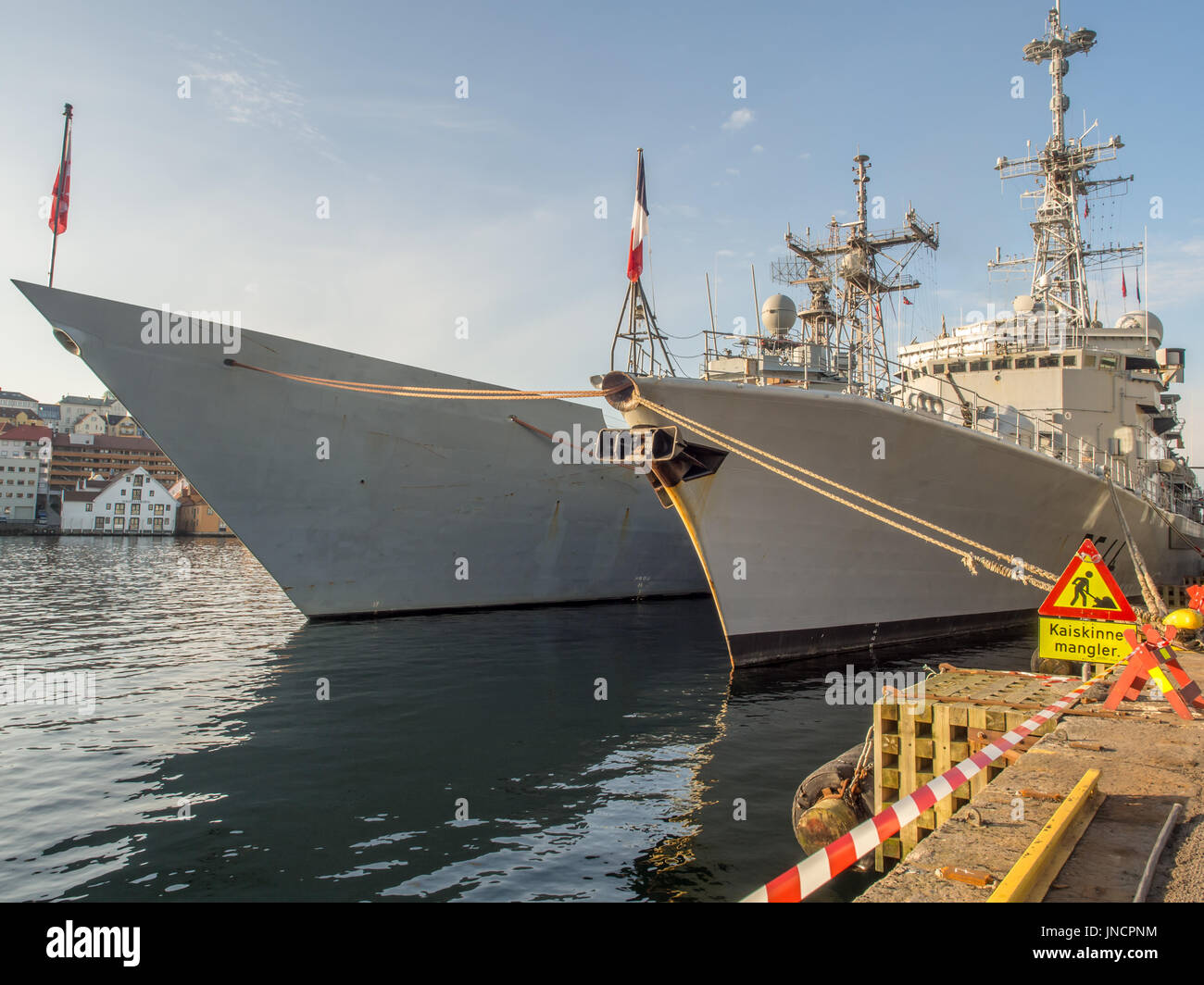 Navy ships in the port of Bergen, Norway Stock Photo - Alamy