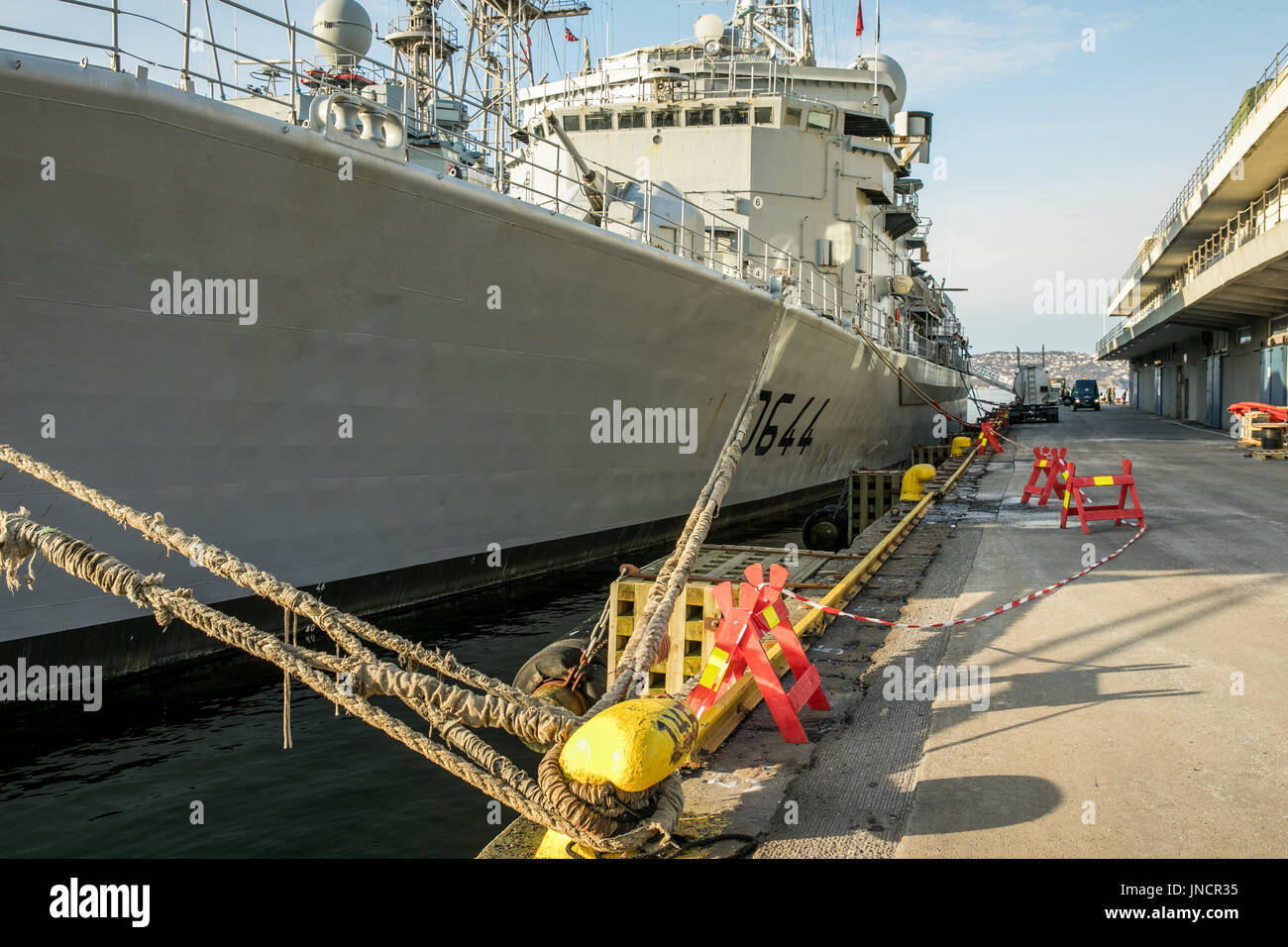 Navy ships in the port of Bergen, Norway Stock Photo - Alamy