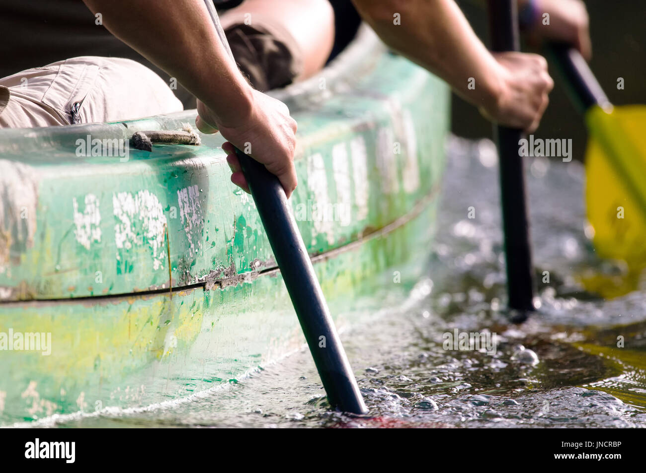 Paddling team hi-res stock photography and images - Alamy