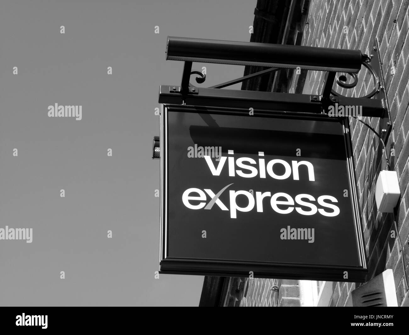 Vision Express optician sign over premise, British company established ...