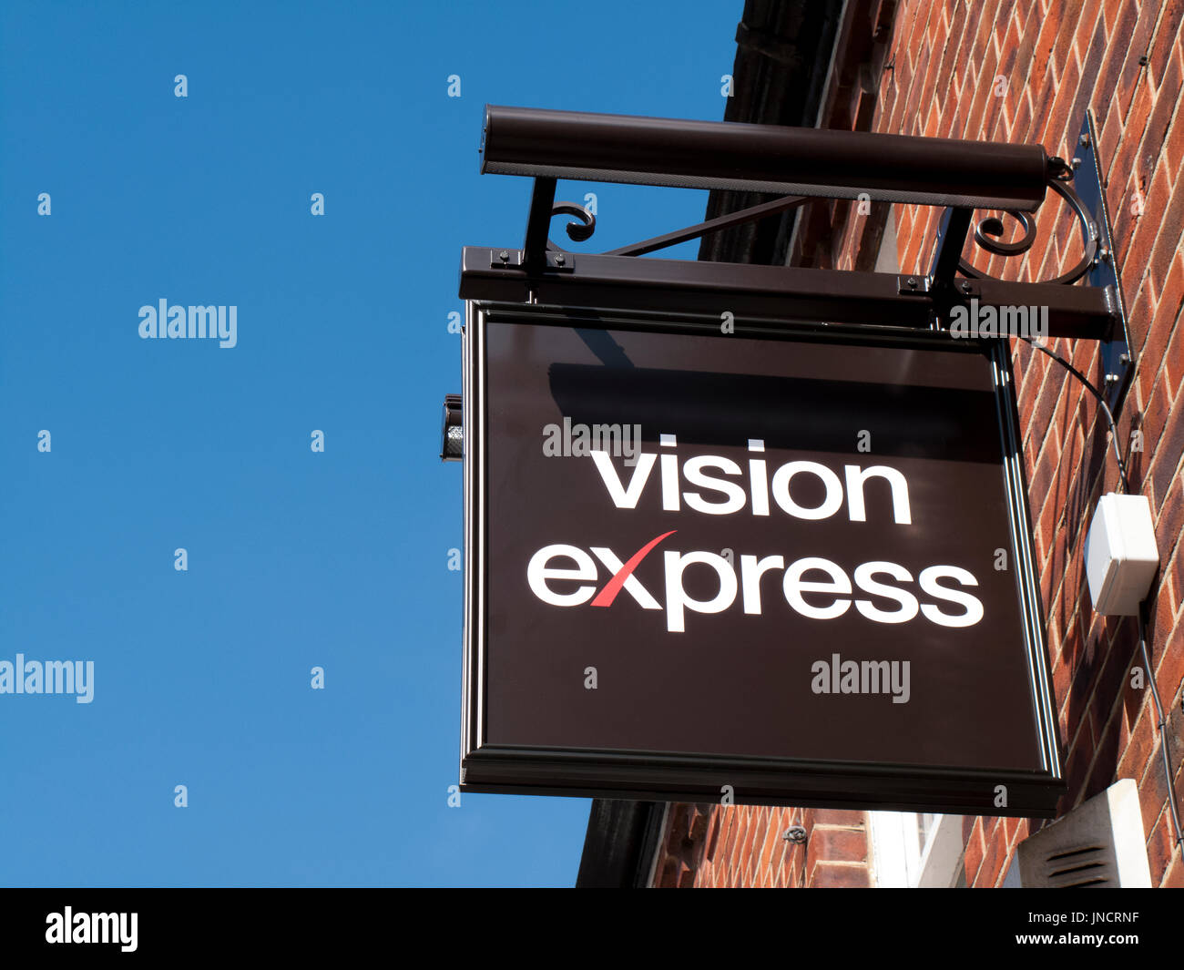 Vision Express optician sign over premise, British company established ...