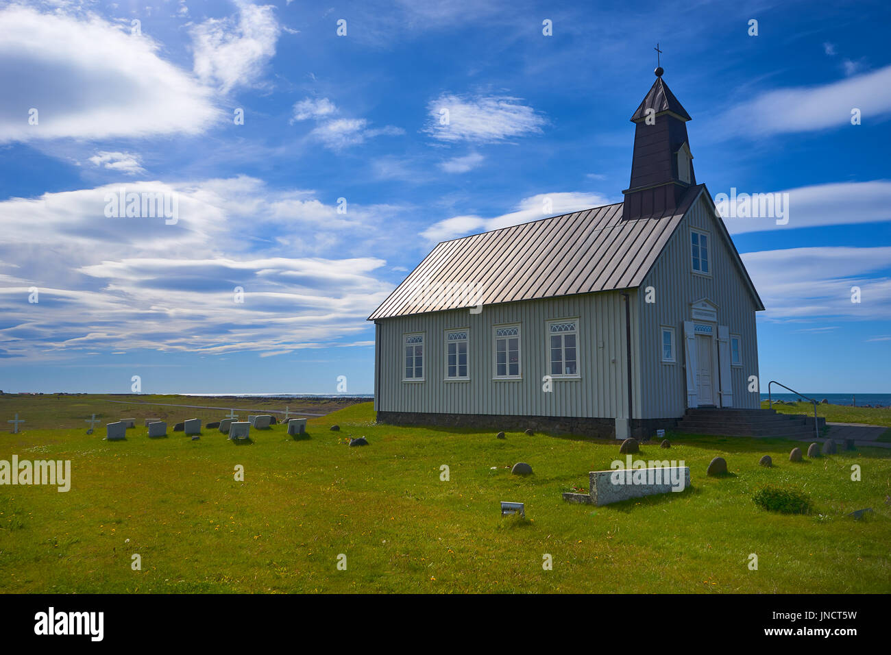 Iceland selvogur strandarkirkja church hi-res stock photography and ...