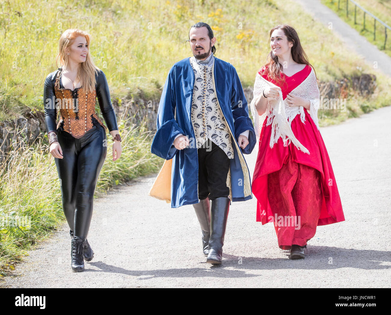 (Left to right) Georgia Annable, Alex Deluca and Claire Cooper-King ...