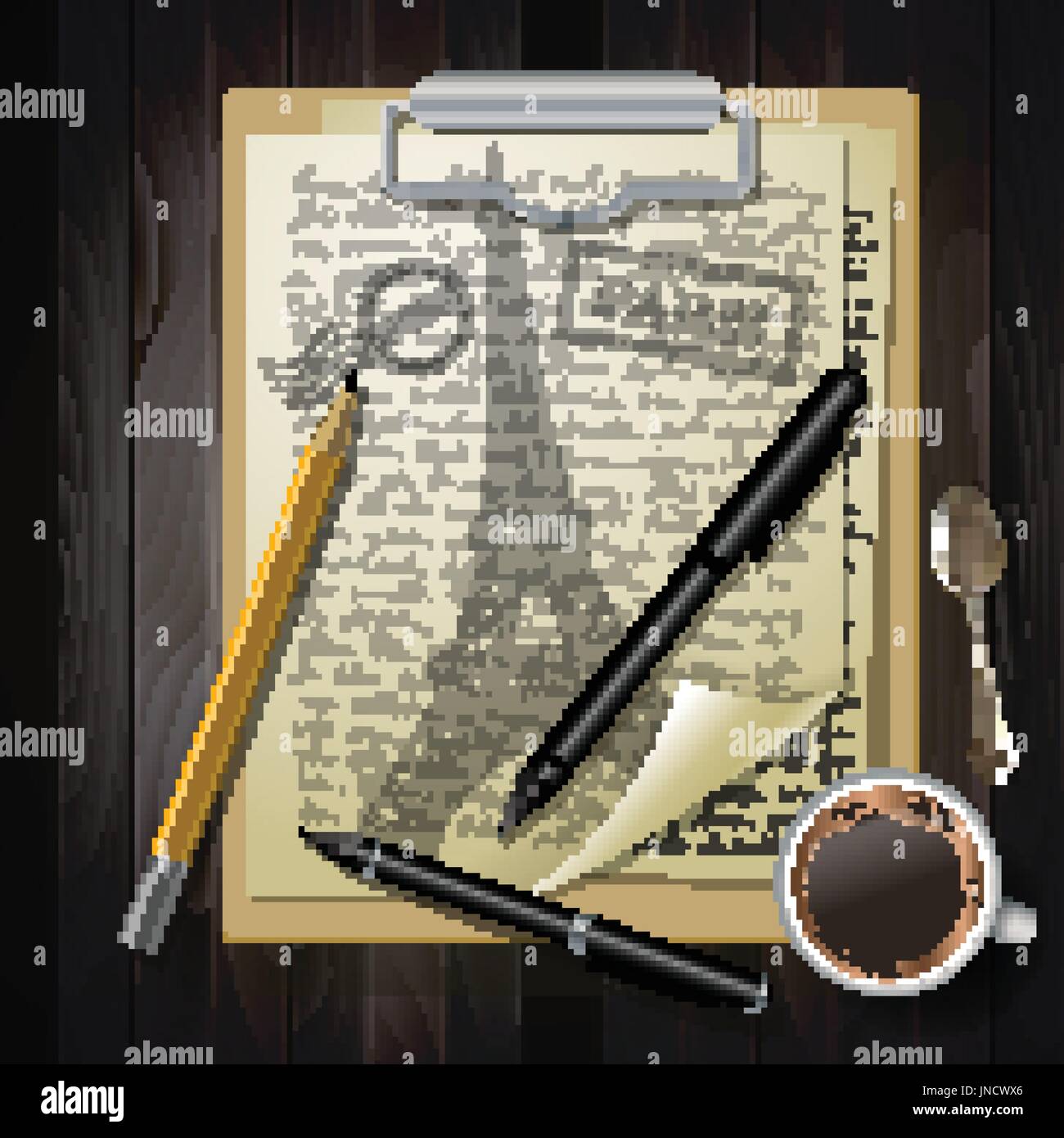 Multiple sheets of white paper Stock Vector Image & Art - Alamy