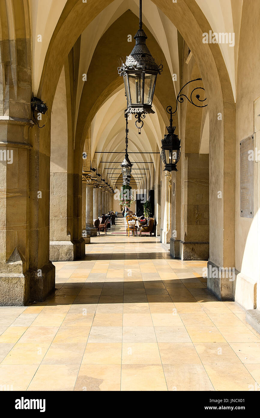 Cloth Hall (Sukiennice) in Krakow (Poland Stock Photo - Alamy