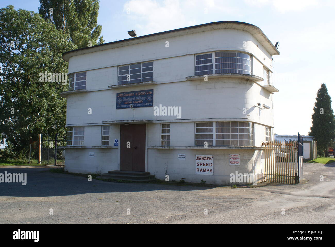 art decor office block, commercial building design Stock Photo - Alamy