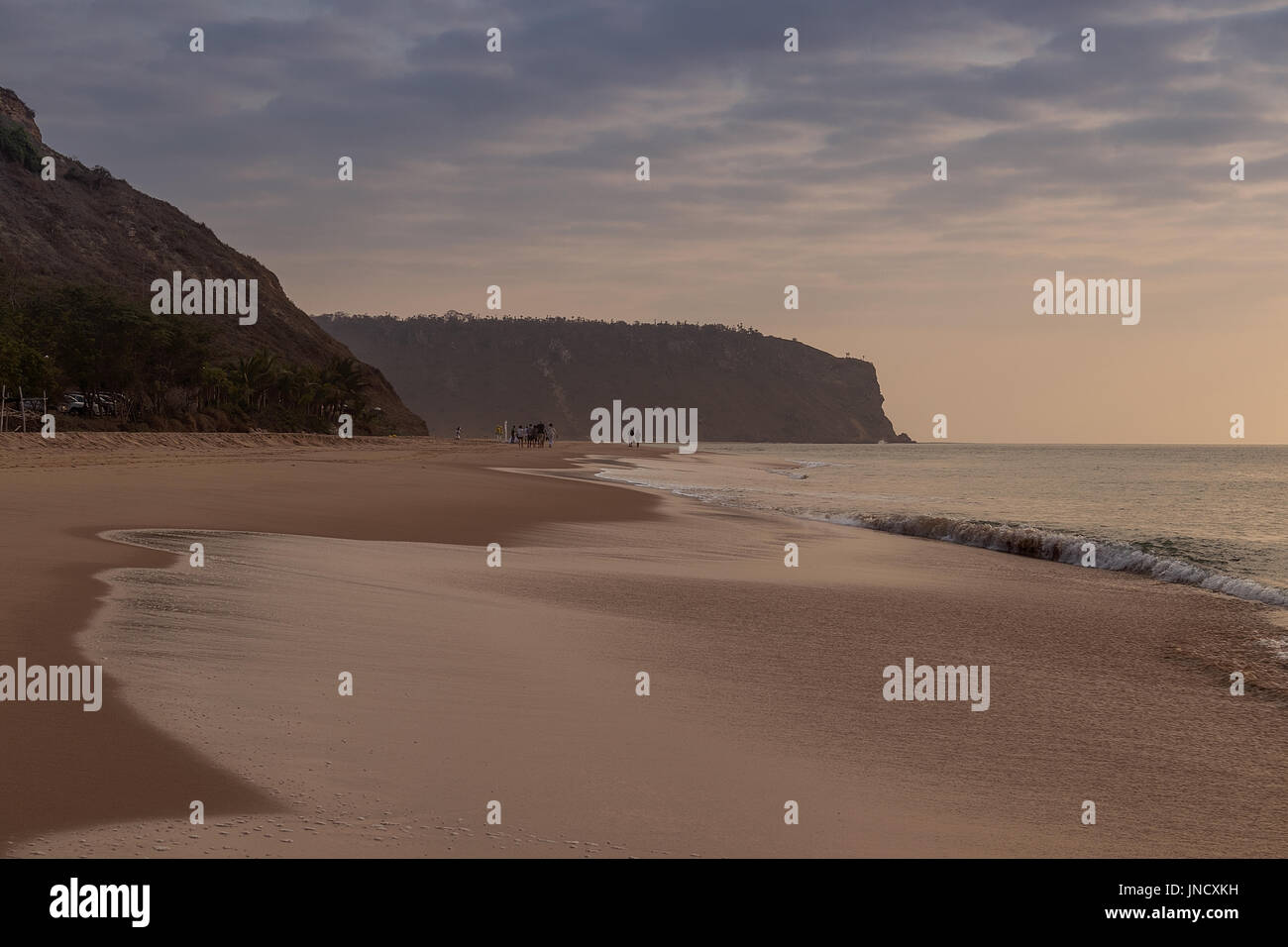 Sunset at cabo ledo beach. Angola Stock Photo - Alamy