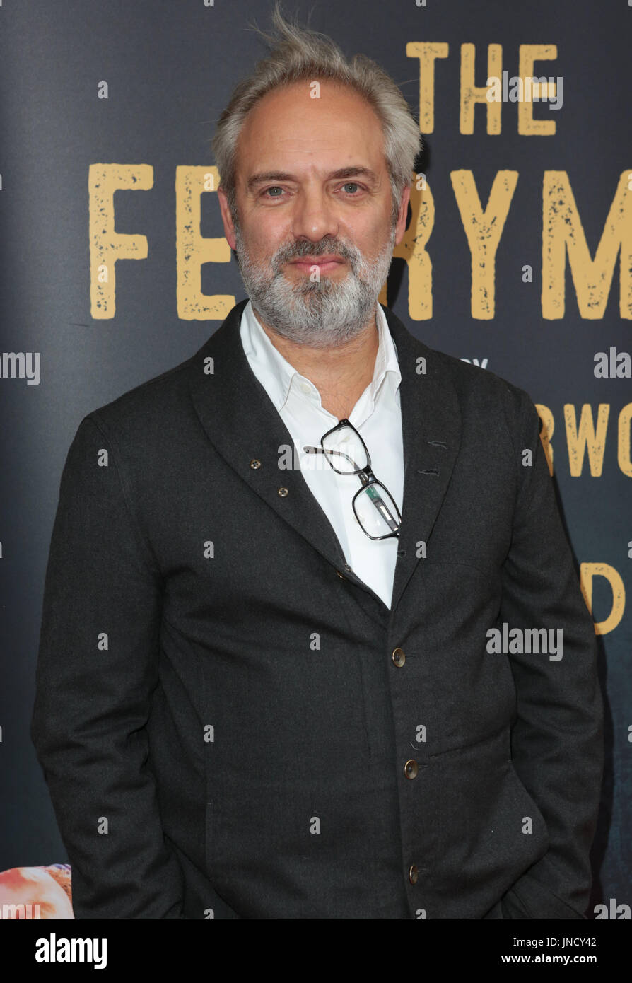 'The Ferryman' play - Red carpet arrivals Featuring: Sam Mendes Where ...