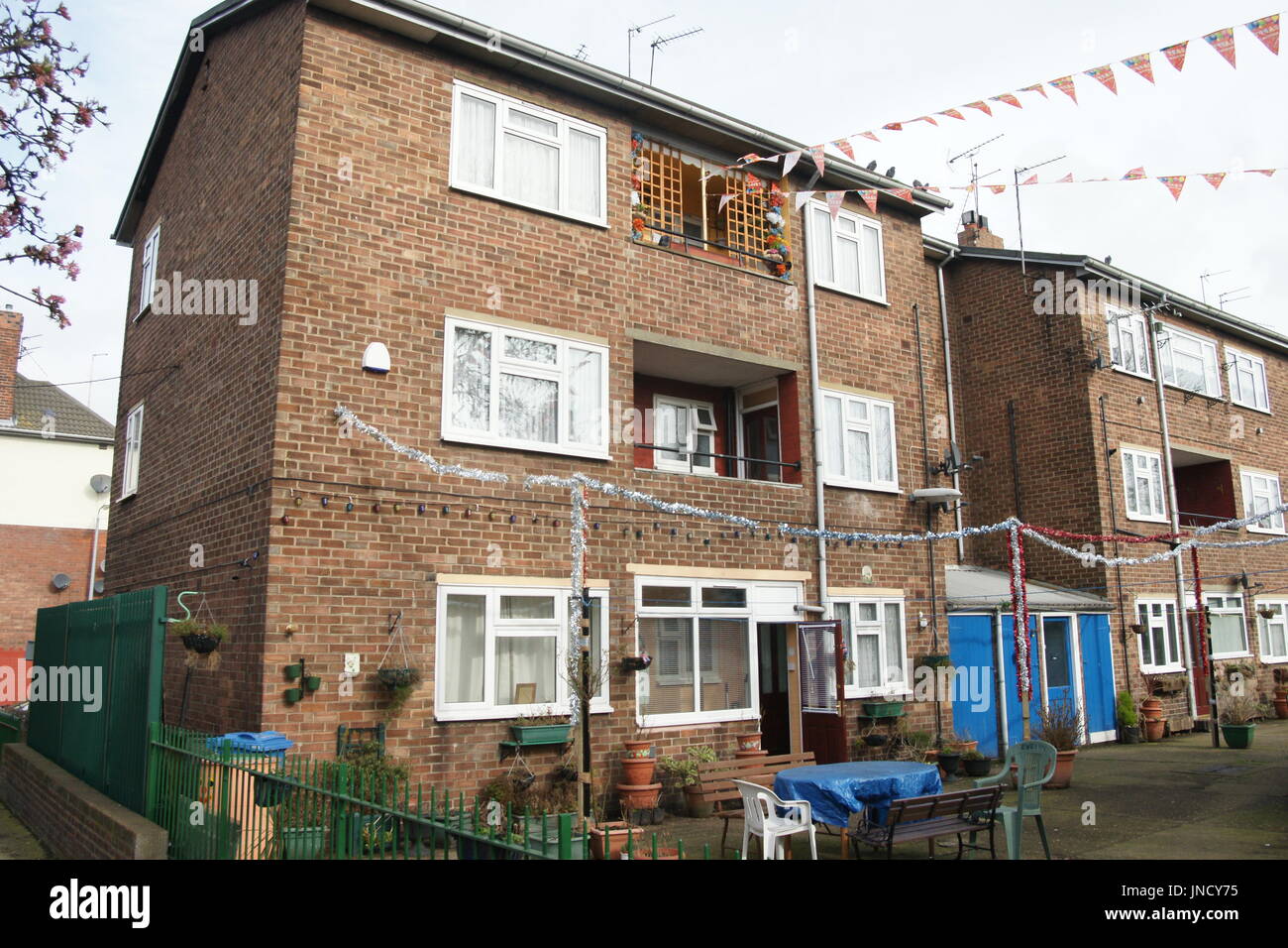 Kingston upon Hull, Social housing flats, city of culture 2017 Stock ...